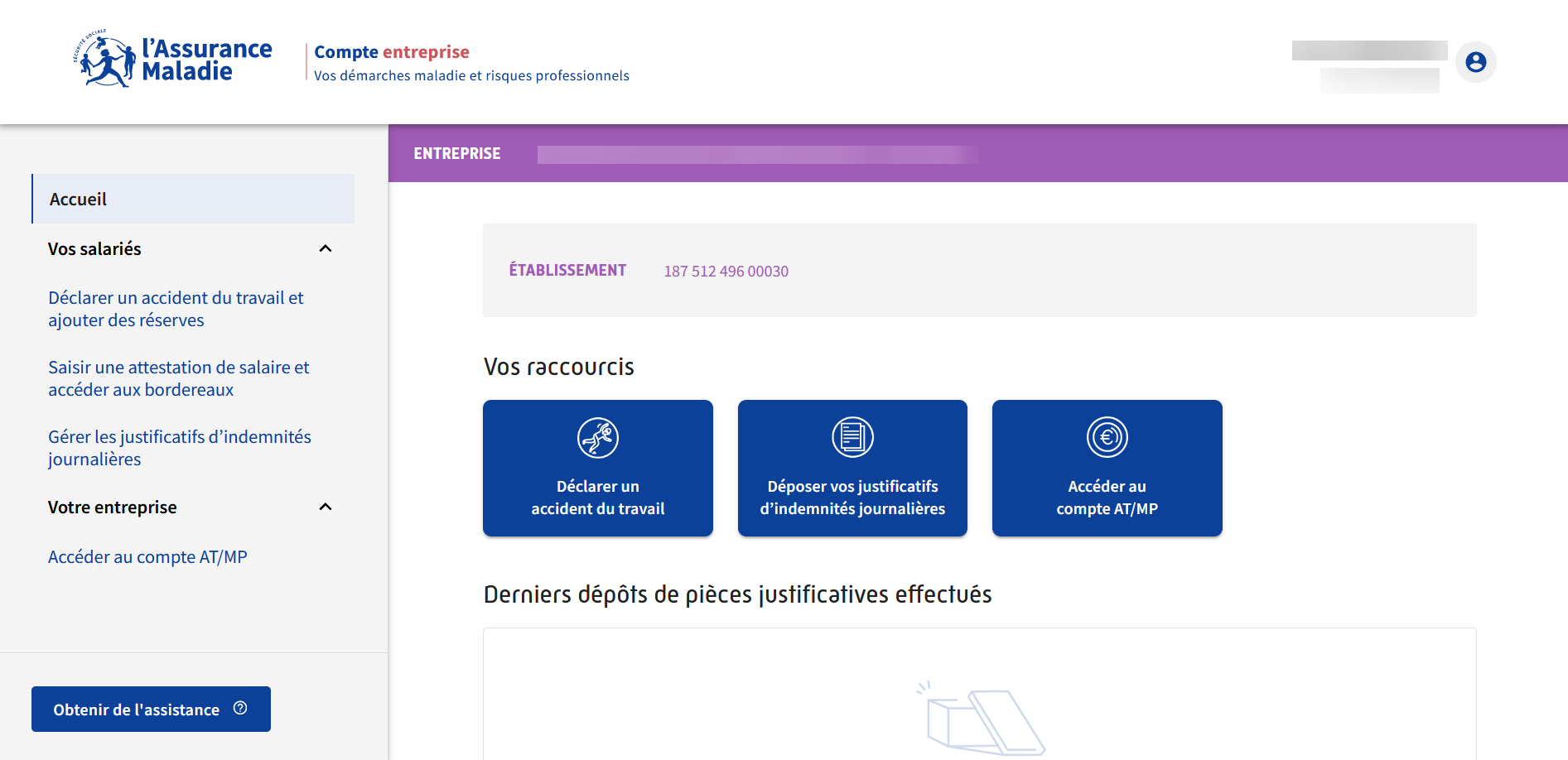 Compte entreprise - Services Assurance maladie - net-entreprises.fr